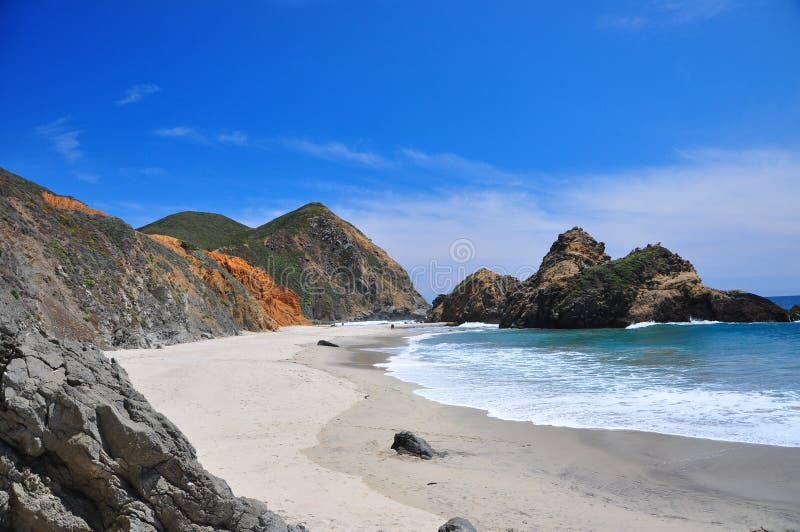 Big Sur stock image. Image of clear, promontory, cove - 13545095