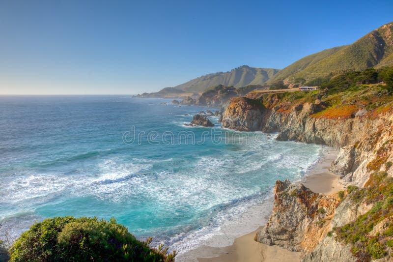 Big Sur stock image. Image of coastline, scenics, cliff - 14818557