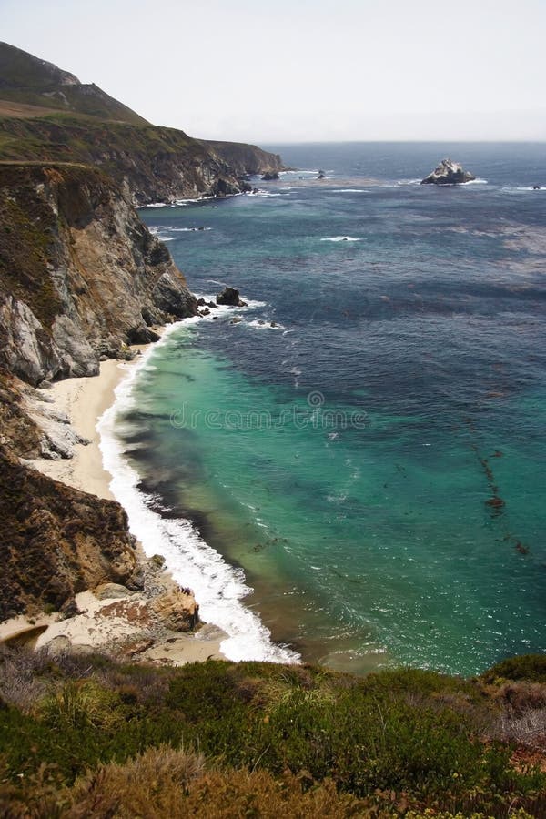 Big Sur Coast stock photo. Image of travel, street, landscape - 15525926