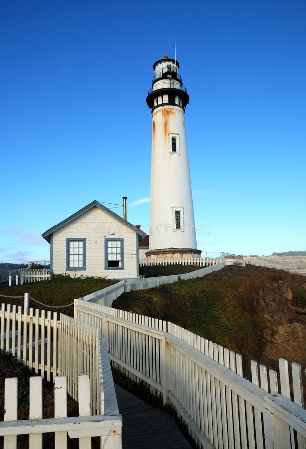 Big Sur Lighthouse stock image. Image of blue, landscape - 7069289