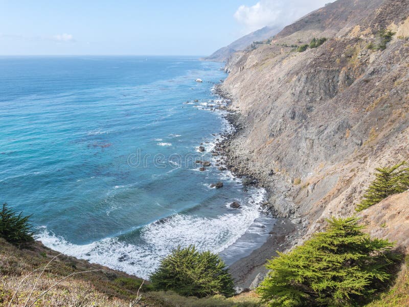 Big Sur View, Ragged Point, California Stock Image - Image of coastal ...