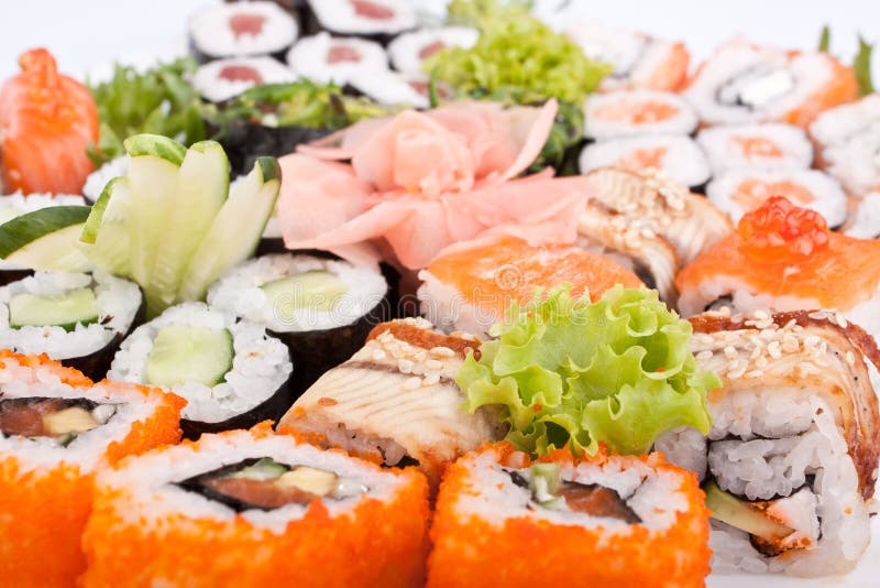 Big sushi set stock photo. Image of cappa, culture, california - 10828278