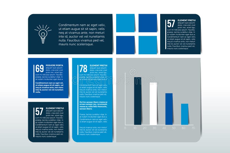 Big Table, Chart, Schedule, Text Banner, Tab Template. Stock Vector ...