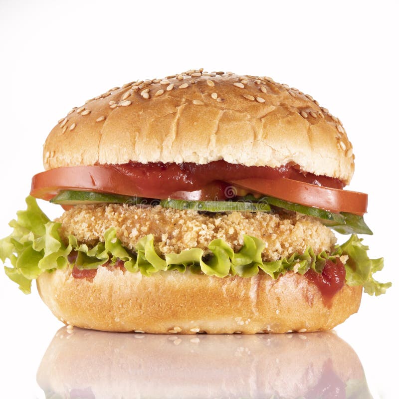 Big and Tasty Burger for Restaurant Menu4 Stock Photo - Image of salad ...