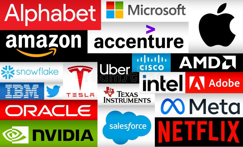 Big Tech - Dominant Companies in the Information US Technology Industry ...