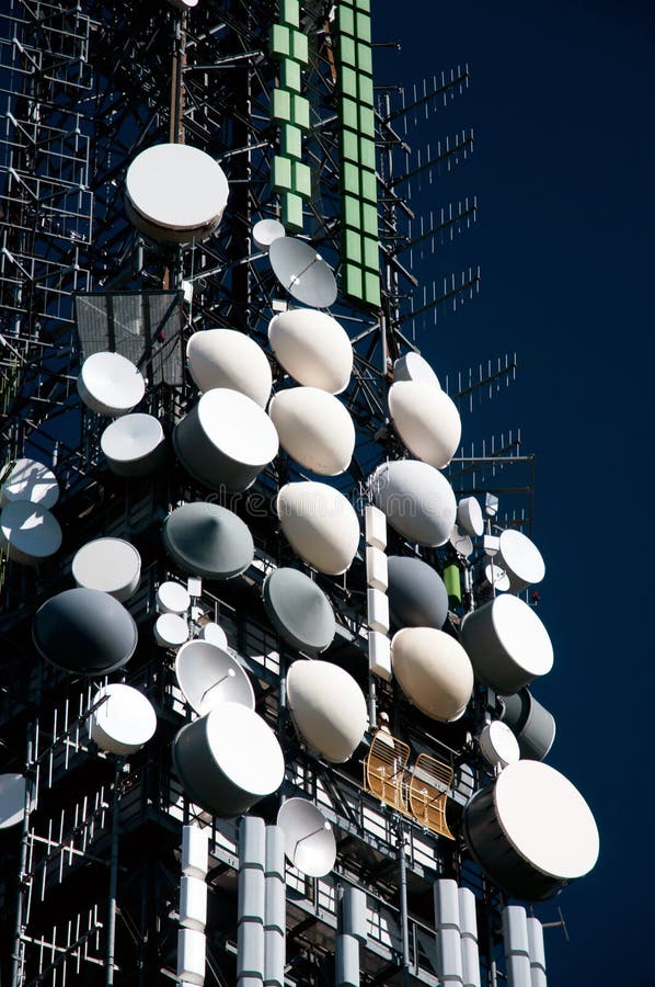 Big television tower stock photo. Image of signal, aerial - 21537038