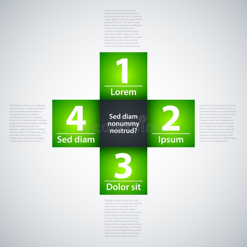 Big Template for Printed Media, Advertising or Web Design Stock Vector ...