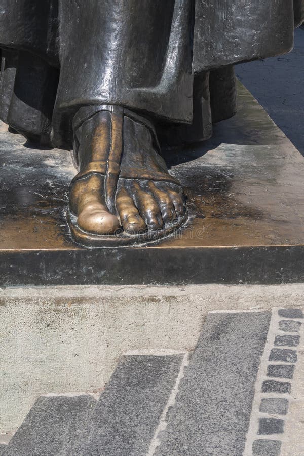 The Big Toe of Gregory of Nin in Split Stock Image - Image of croatia ...