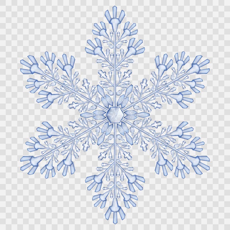 Transparent Snowflake. Translucent only in Vector File Stock Vector ...