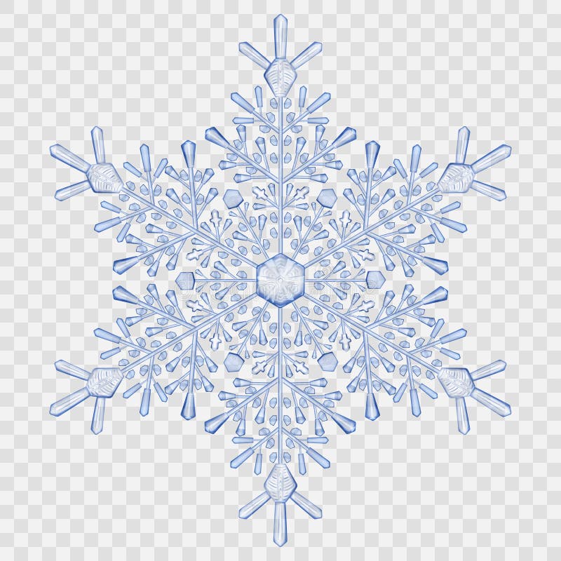Snowflake Crystals Background Clipart