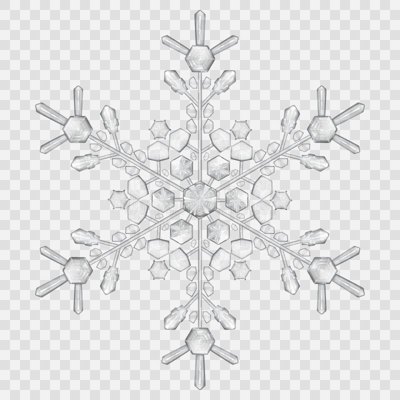 Transparent Snowflake Translucent File Stock Illustrations – 121 ...
