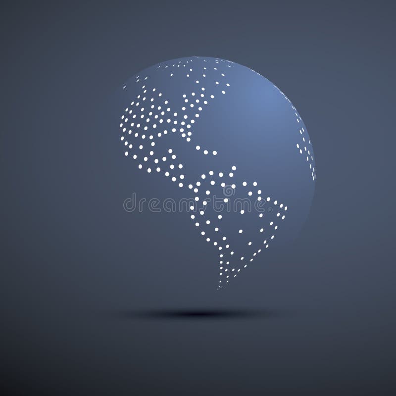 Big Transparent Spotted Earth Globe Design - Global Business ...