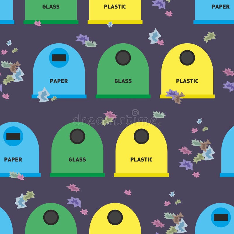 Blue Garbage Containers Stock Illustrations – 1,499 Blue Garbage ...