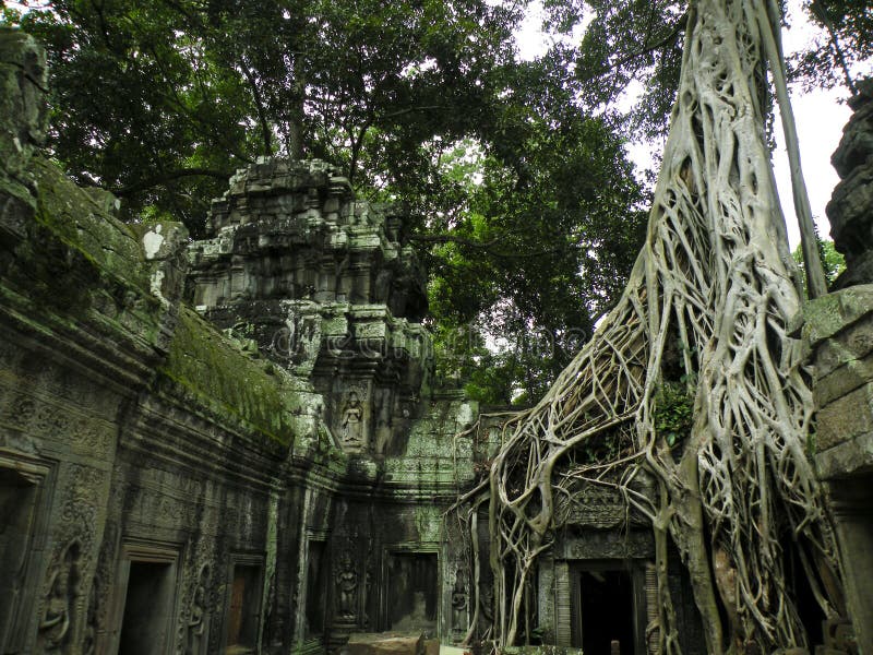 Bayon Temple Angkor Wat stock image. Image of china, blue - 5900073