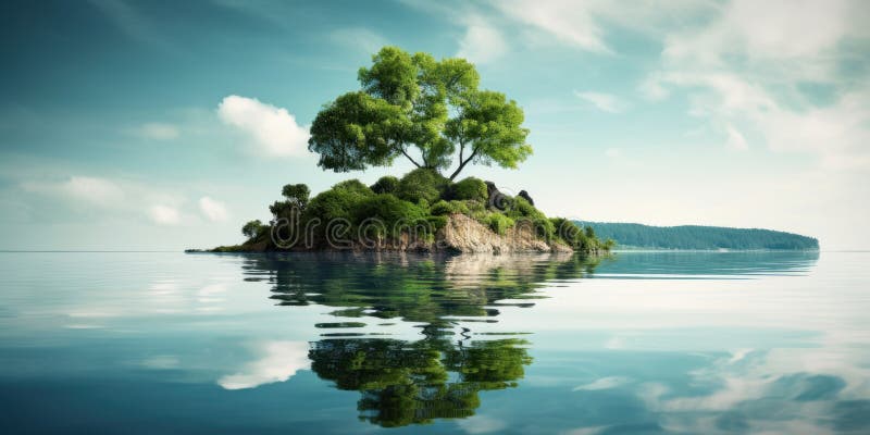 Big Tree Growth Background, World Environment Day Concept. Generative ...