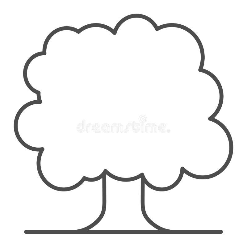 Big Tree Icon Outline Style Stock Illustrations – 571 Big Tree Icon ...
