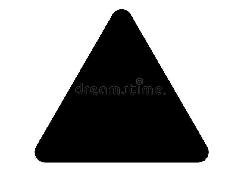 Big triangle. Vector image stock vector. Illustration of pretty - 211693841