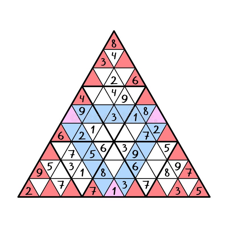 Triangular Sudoku Stock Illustrations – 56 Triangular Sudoku Stock ...