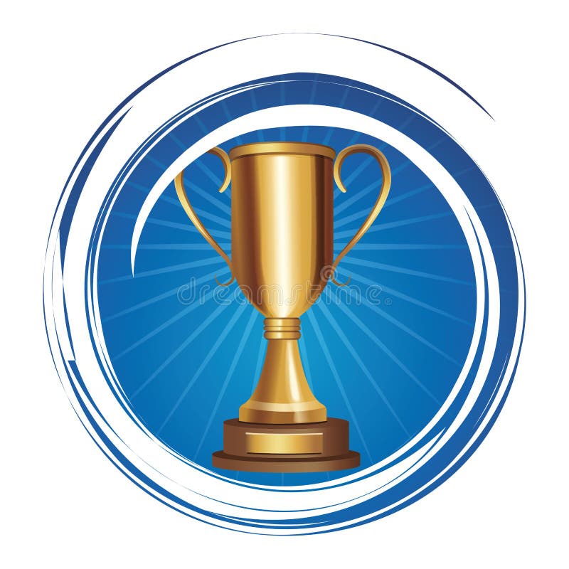 Big trophy icon stock vector. Illustration of icon, concept - 135226979