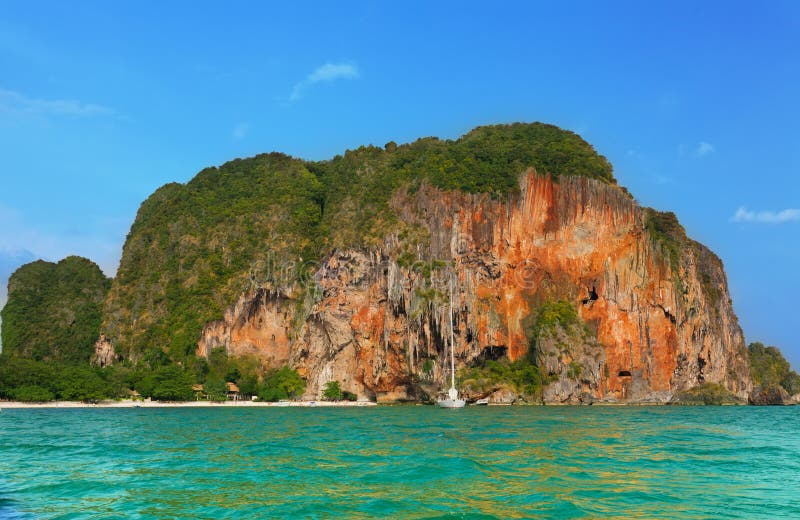 Big tropical desert island stock image. Image of thailand - 29854305