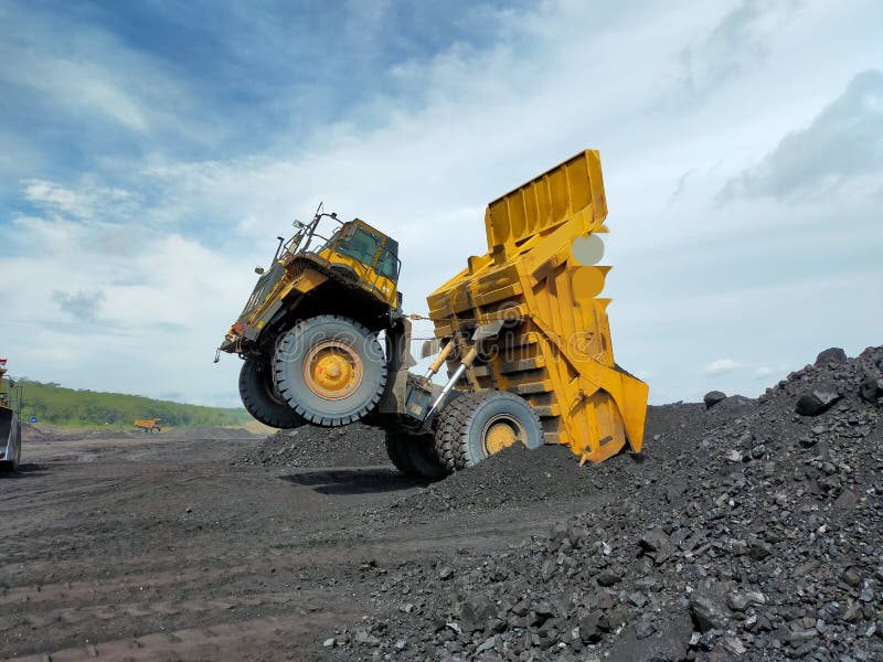 Big Truck Standing, Overload or Human Error Stock Photo - Image of ...