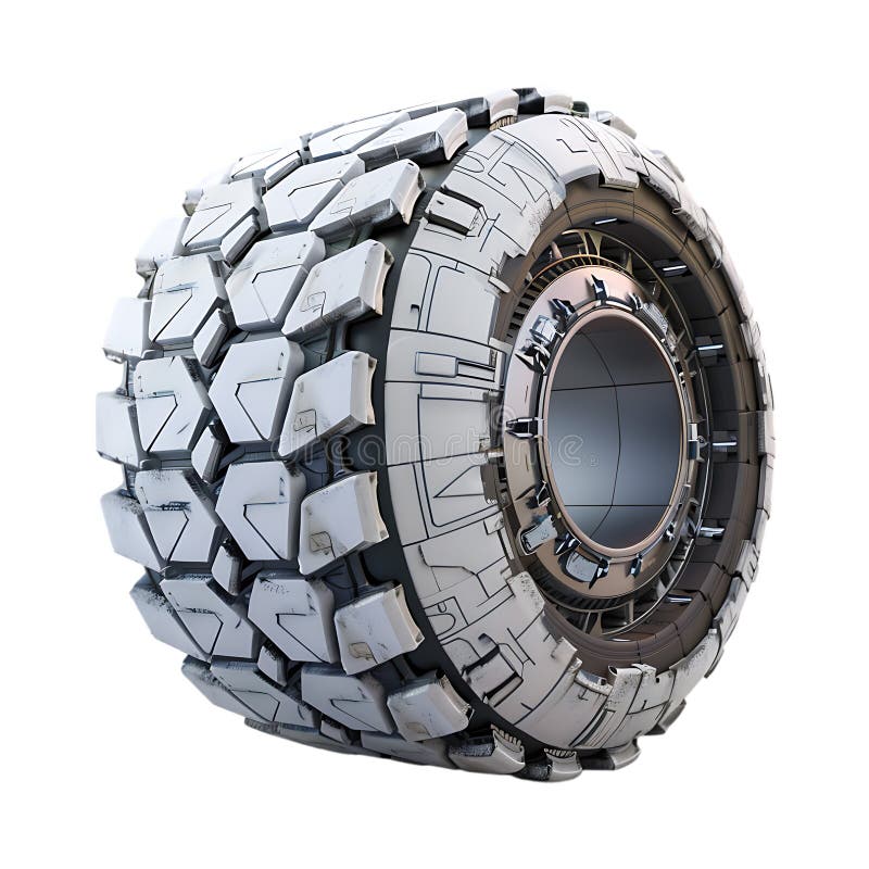 Big Truck Tire on Transparent Background - Ai Generated Stock ...