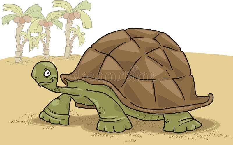 Turtle cartoon stock vector. Illustration of turtle, cartoon - 35835933