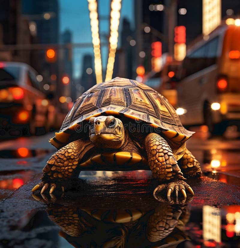 Big Turtle on the Grey Surface. Stock Photo - Image of shell, nature ...