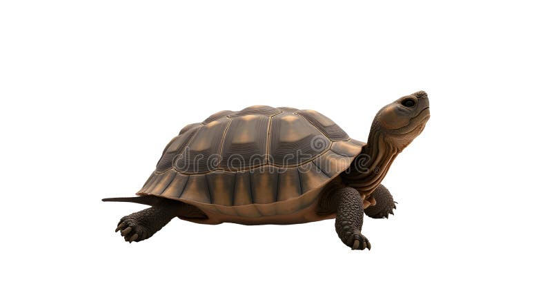 Big Turtle Photo Illustration Image Picture, White Background Stock ...
