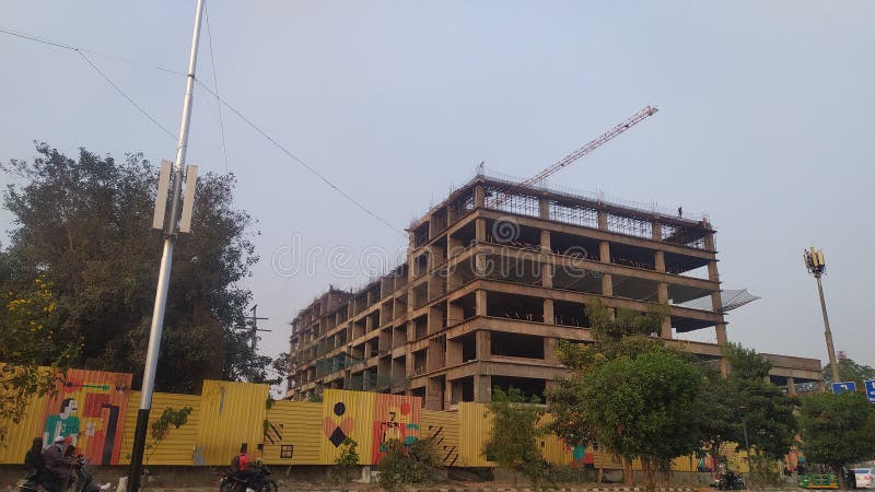 Big Under Construction Building Editorial Image - Image of landmark ...