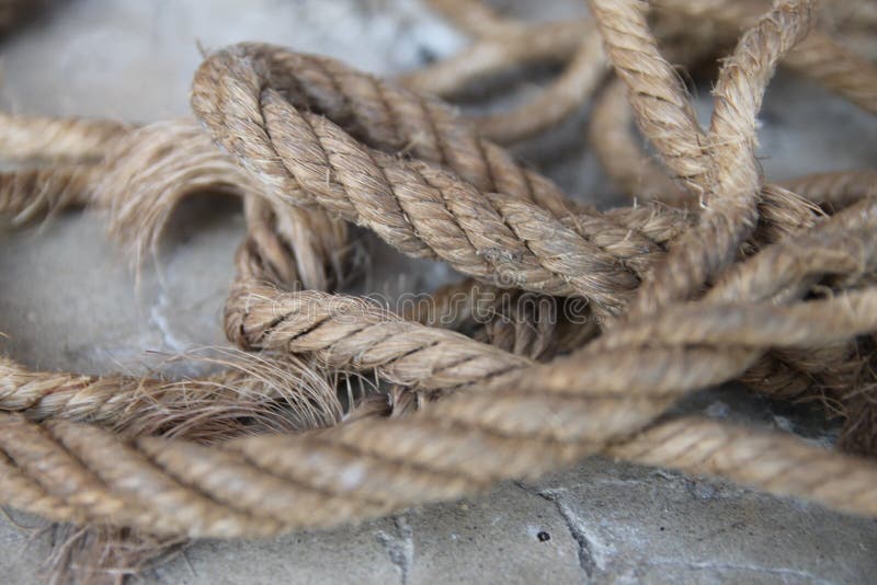 Rope stock photo. Image of rope, concrete, restauration - 194372288