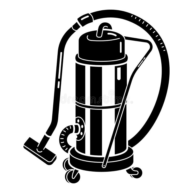 Big Vacuum Cleaner Icon, Simple Style Stock Vector - Illustration of ...