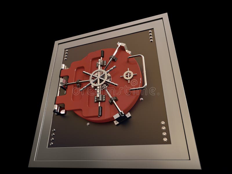 Big Vault stock illustration. Illustration of security - 37778880