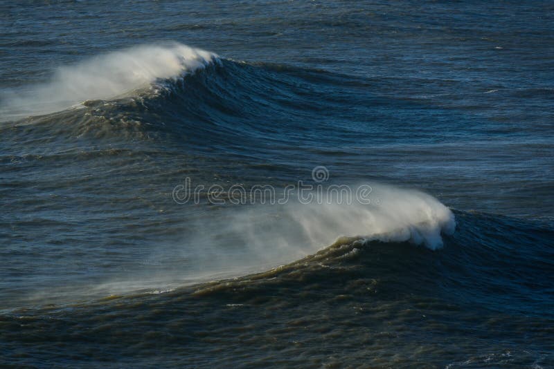 Big Vawes in Atlantic Ocean Stock Photo - Image of foam, liquid: 175204598
