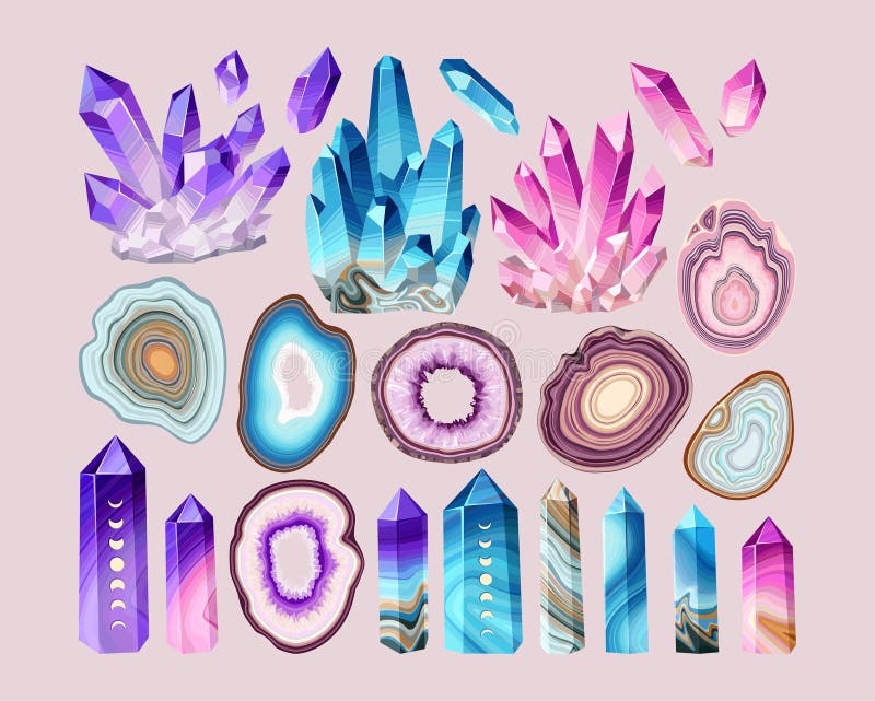 Geodes Stock Illustrations – 133 Geodes Stock Illustrations, Vectors ...