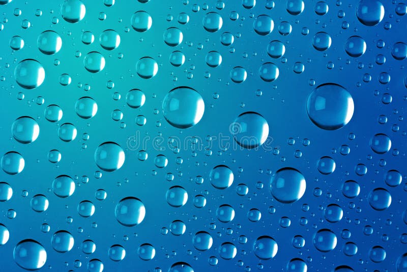 Big Water Drops Abstract Background - Super Macro Stock Photo - Image ...
