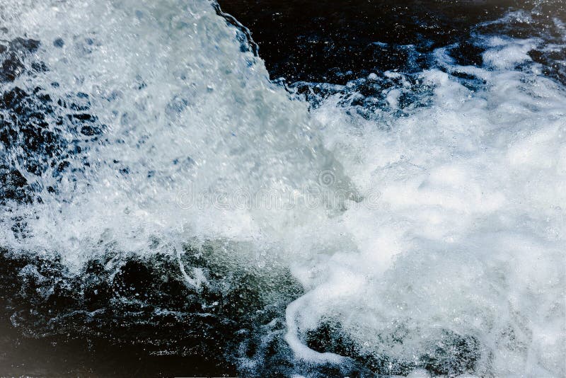 Big water flow stock image. Image of surf, waterfall - 60592373