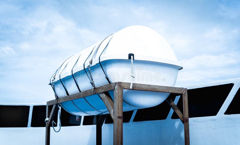 Big Water Tank on Roof Top or Boat Deck Stock Photo - Image of ...