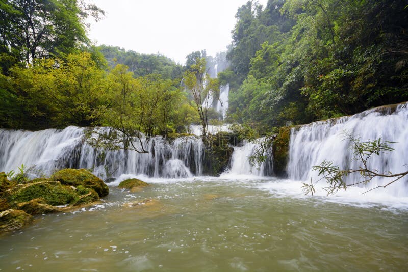 Big Waterfall stock image. Image of rock, travel, large - 91159835