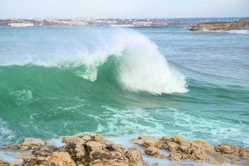Big waves ocean stock photo. Image of heat, concepts - 28653930