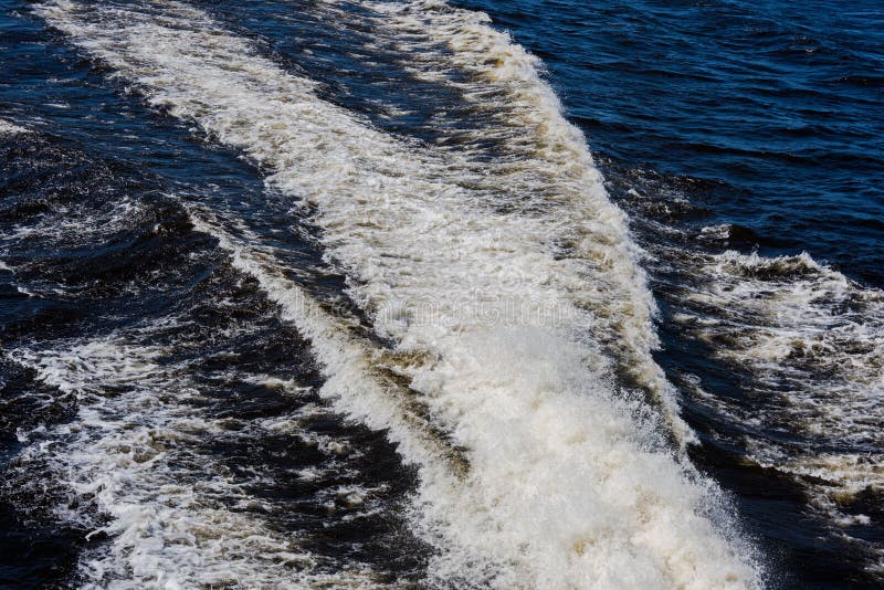Great wave from the ship stock photo. Image of water - 120329994