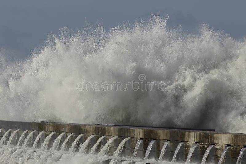 Big wave splash stock image. Image of energy, tide, outdoor - 243224565