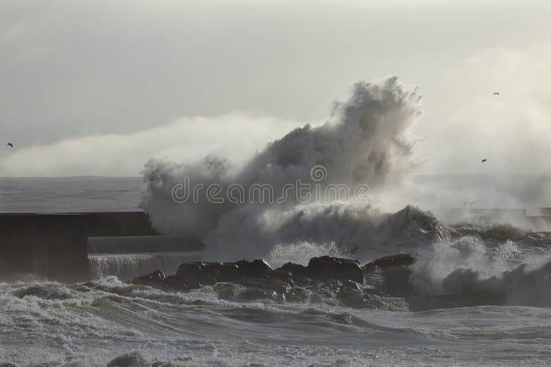 Big wave splash stock image. Image of danger, huge, moisture - 152216975