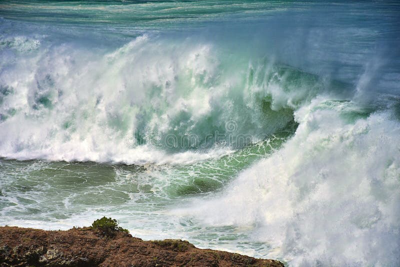 Big wave surf stock image. Image of closing, stormy - 108408157