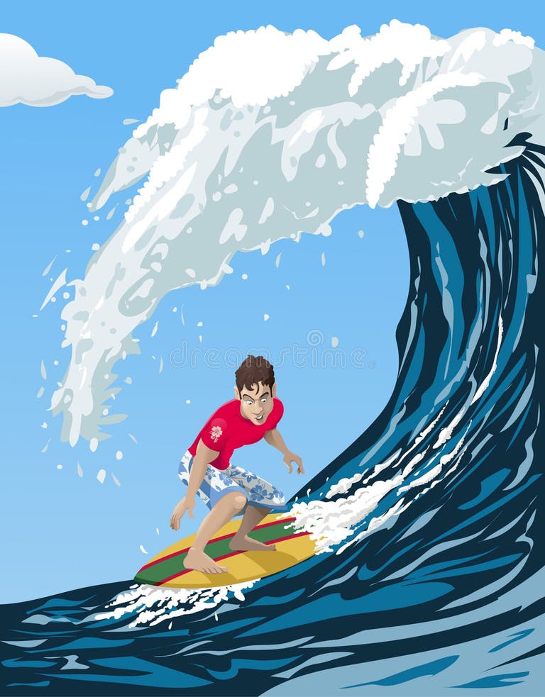 Wave Cartoon Stock Illustrations – 254,923 Wave Cartoon Stock ...