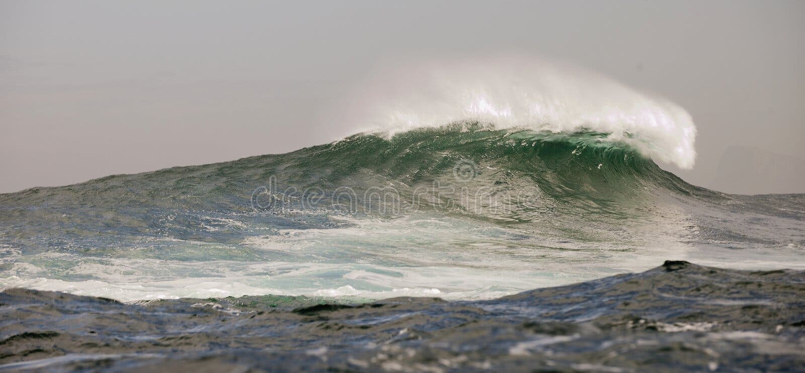 Strong waves hitting shore stock image. Image of strong - 9709071