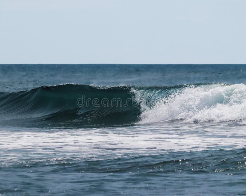 Big Waves at Madasari Beach Stock Photo - Image of surfer, party: 263814220