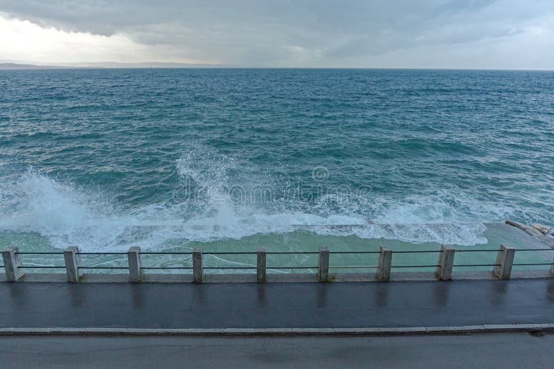 Big Waves Sea stock image. Image of crashed, europe - 347998651