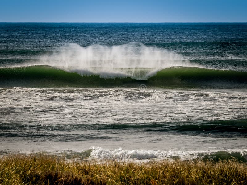 Big Waves Washington State stock photo. Image of pacific - 91525154