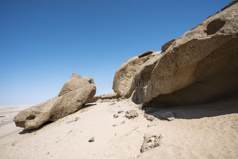 Big rocks in desert stock photo. Image of landscape - 254979860